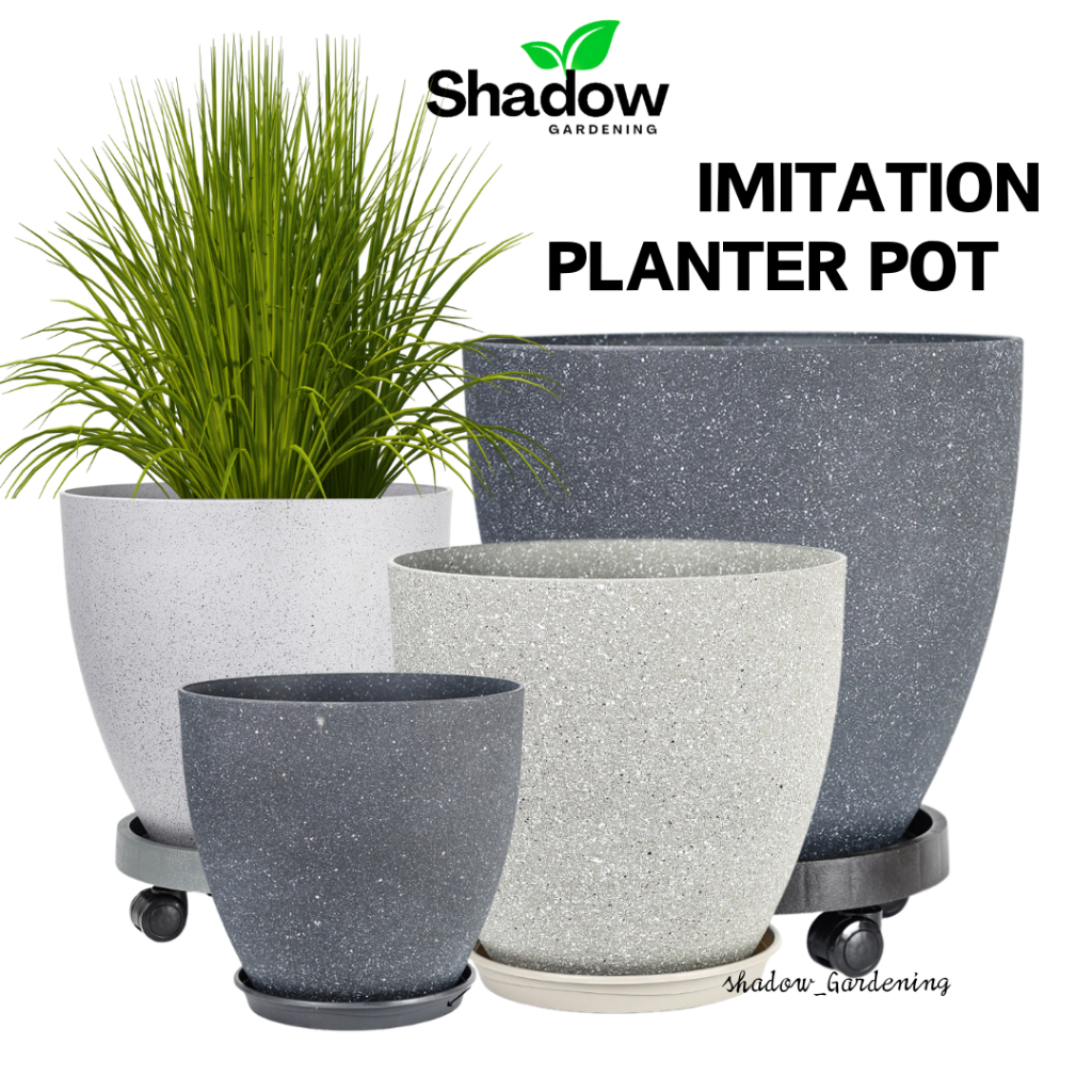 SG_SHADOW | Imitation Plant Pots Large Planters for Indoor Outdoor Real ...