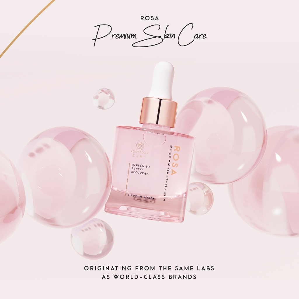 ROSYFOXY ROSA - ROSE STEM CELL SERUM - 100% MADE IN KOREA - 100% IMPORT ...