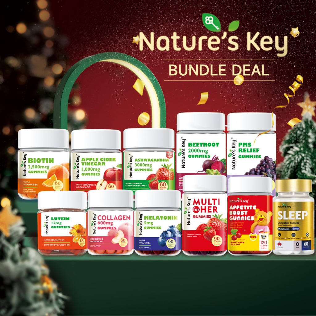 [Bundle Deal] Nature's Key Halal Gummy Supplement Beetroot Collagen ...