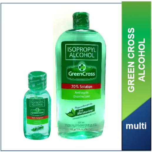 Green Cross 70% Isopropyl Alcohol with Moisturizer- Sanitizer 60ml ...