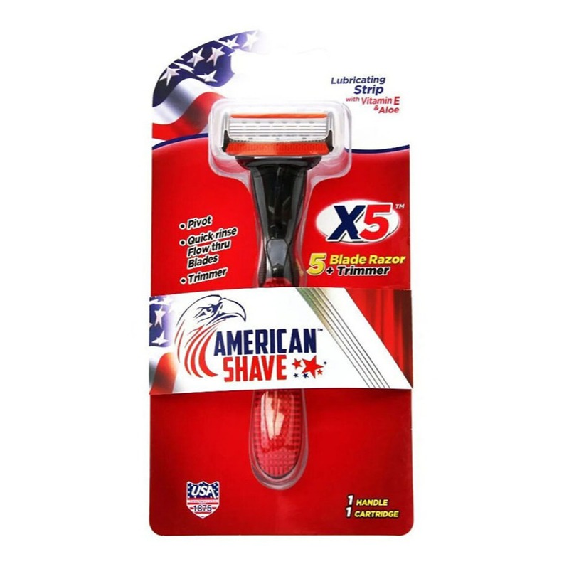 [Local Stocks] American Shave 5 blades shaver (Made in USA) | Shopee ...