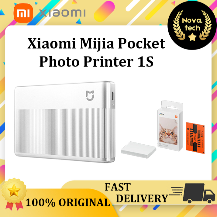 Xiaomi Mijia Pocket Photo Printer 1S/3-inch/portable photo printer ...