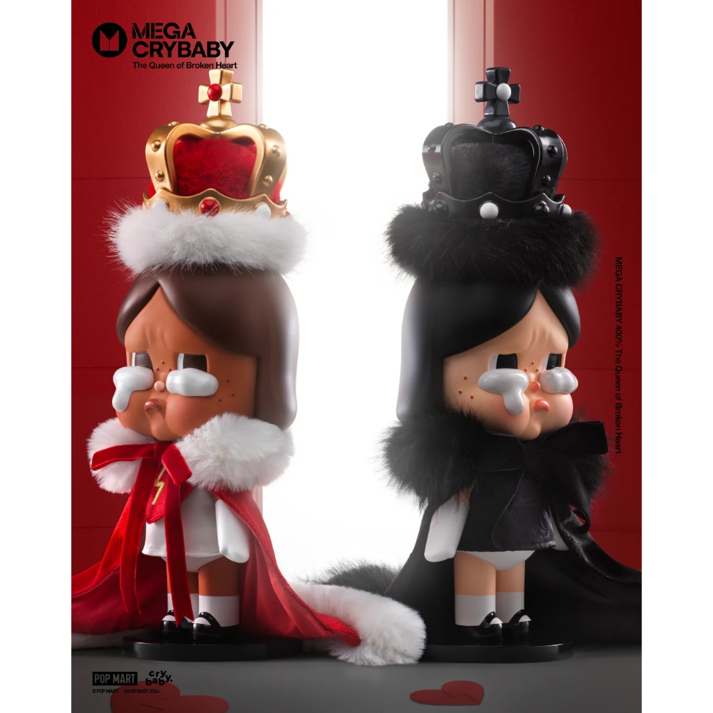 POPMART MEGA CRYBABY 400% - QUEEN OF BROKEN HEART [FIGURINE] | Shopee ...