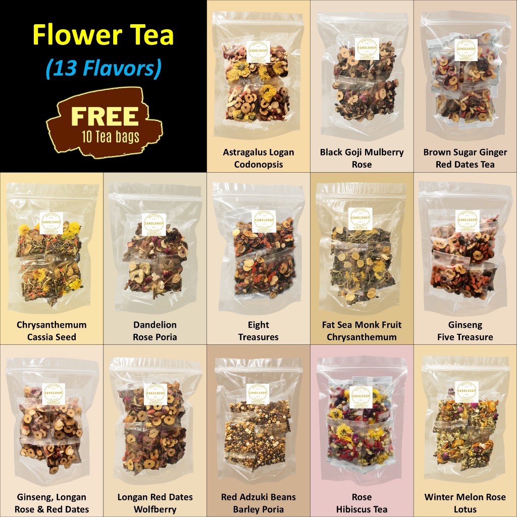 [EANDLSHOP] Flower Tea Combination Health Tea 10pcs pack | Shopee Singapore