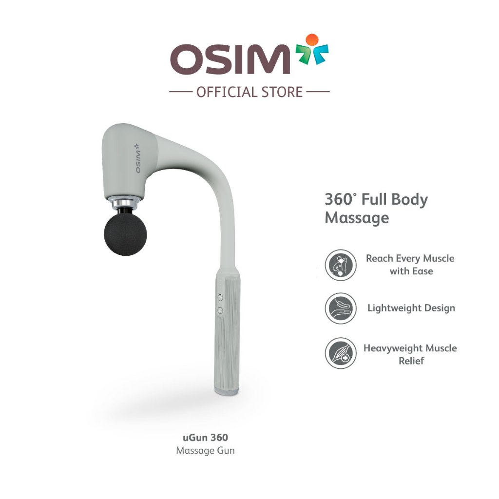 OSIM uGun 360 Massage Gun | Shopee Singapore