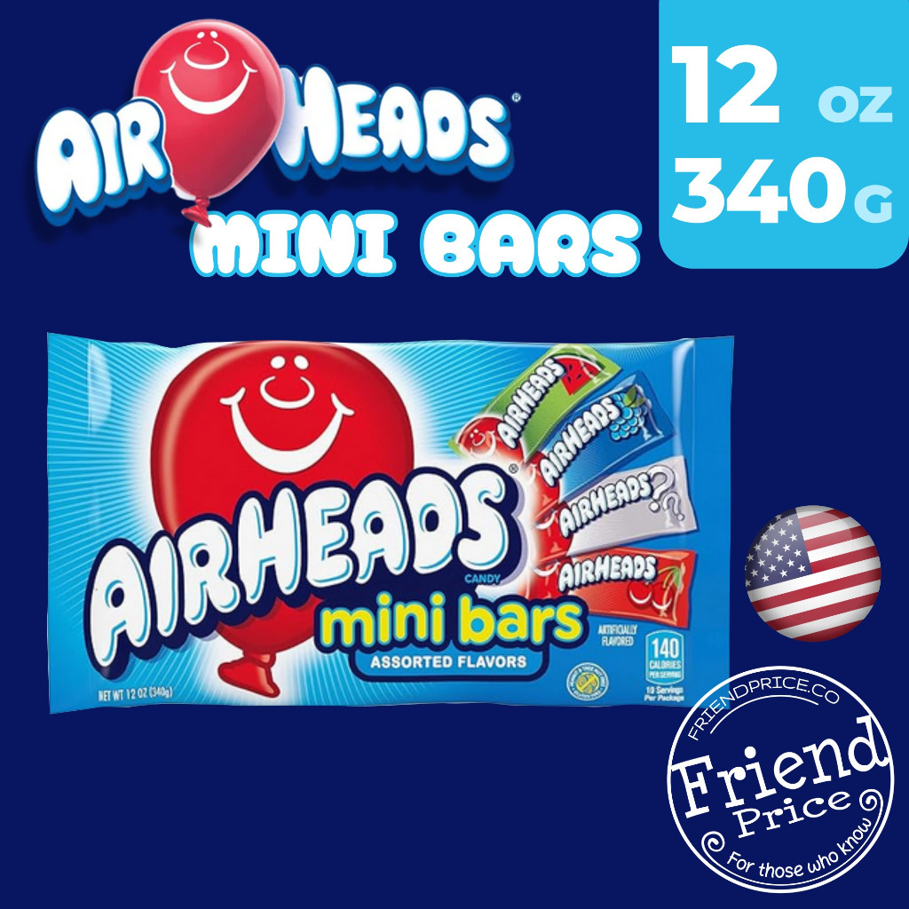 [SG Stock] Air Heads Mini Candy Bars, Assorted Flavors | USA Candy US ...