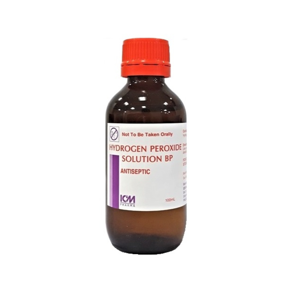 ICM Hydrogen Peroxide (10 VOL) Solution BP 100ml | Shopee Singapore