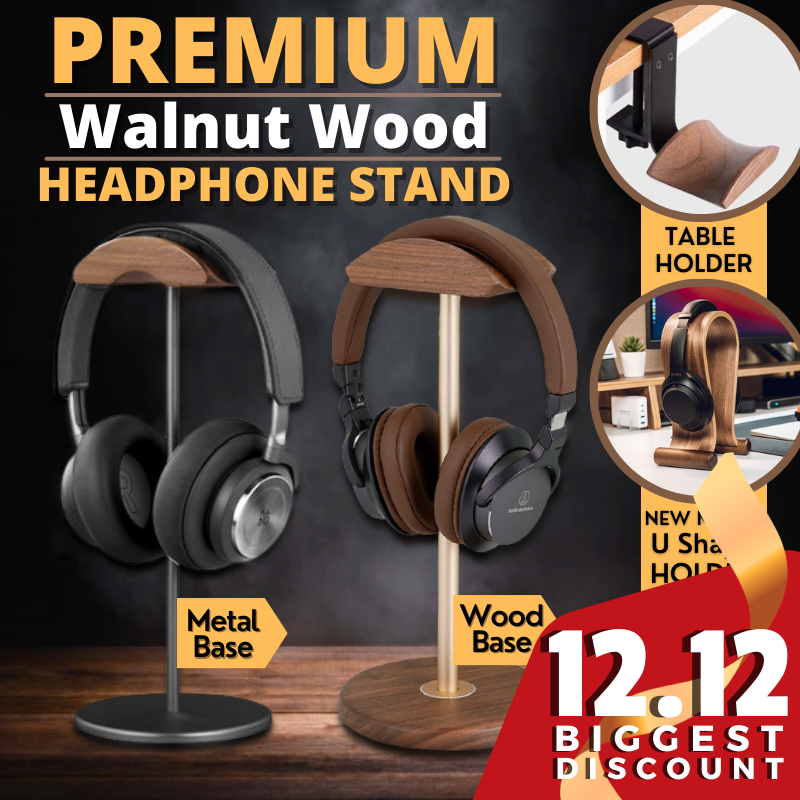 Headphone Stand, head phone stand, Headset Holder, Mount Hanger ...