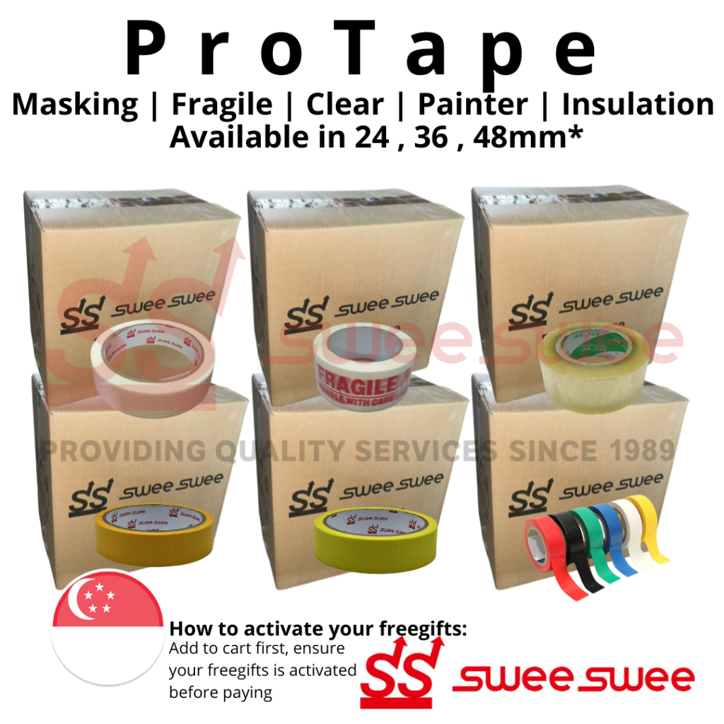 🇸🇬 ProTape All-in-One Adhesive Solutions - Masking, Painter, Fragile ...