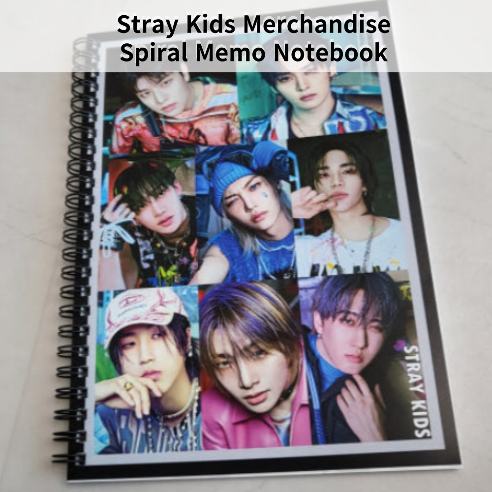 Stray Kids Merchandise, Spiral Memo Notebook 15 X 21 cm | Shopee Singapore