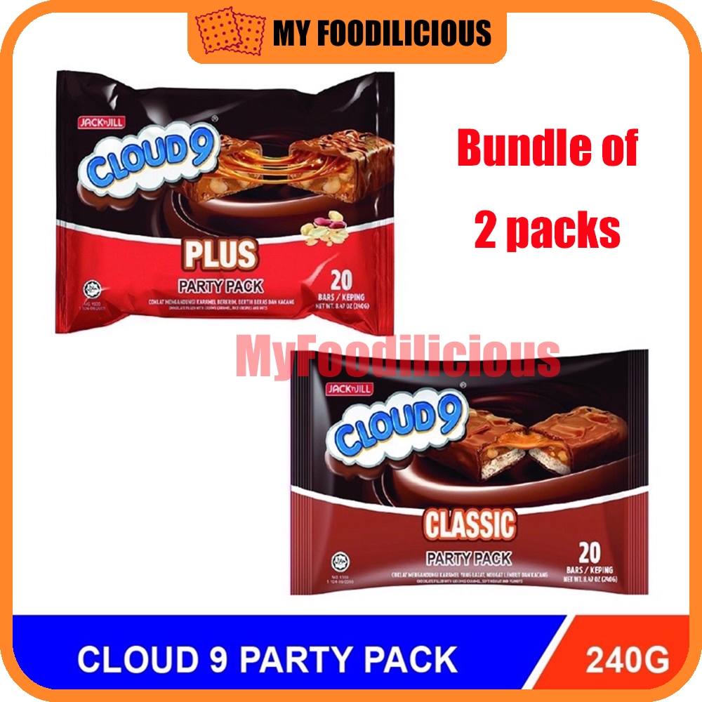 Jack N Jill Cloud 9 Classic / Plus Party Pack 12g/20pcs 240g | Shopee Singapore