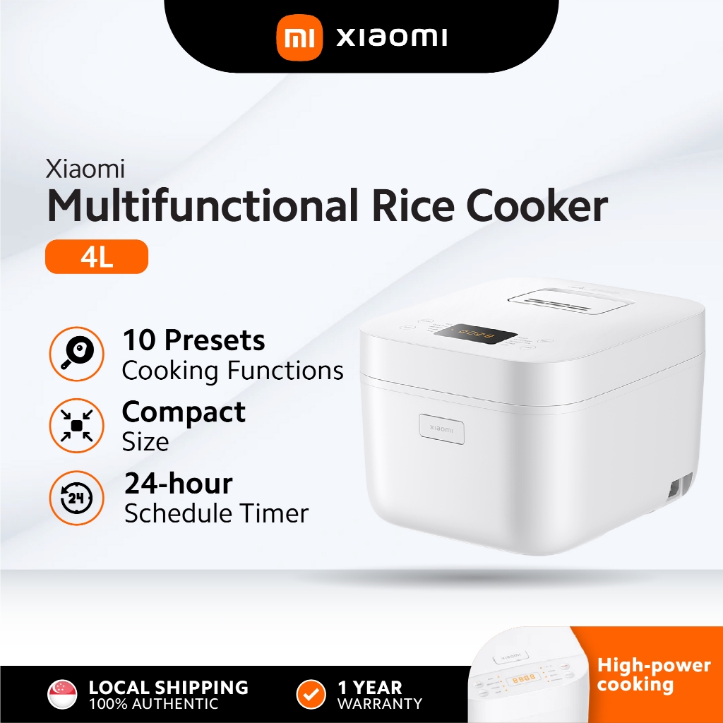 Xiaomi Multifunctional Rice Cooker 4L | 10-in-1 Functionality | Large ...