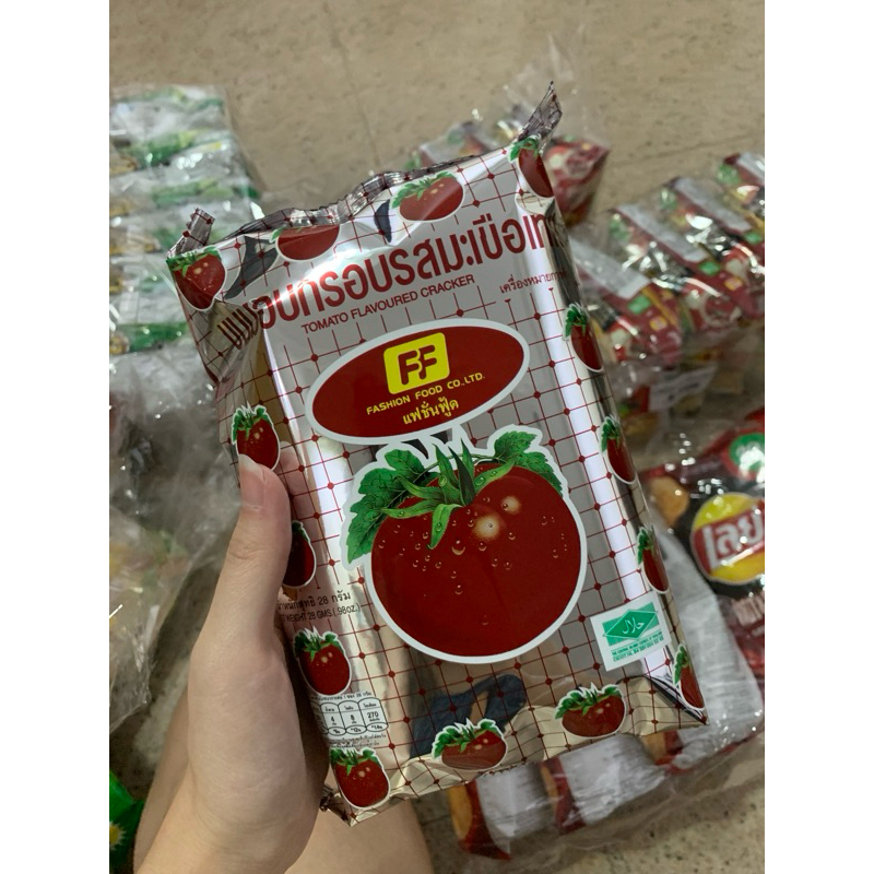 THAILAND FF Tomato Crackers 28g | Shopee Singapore