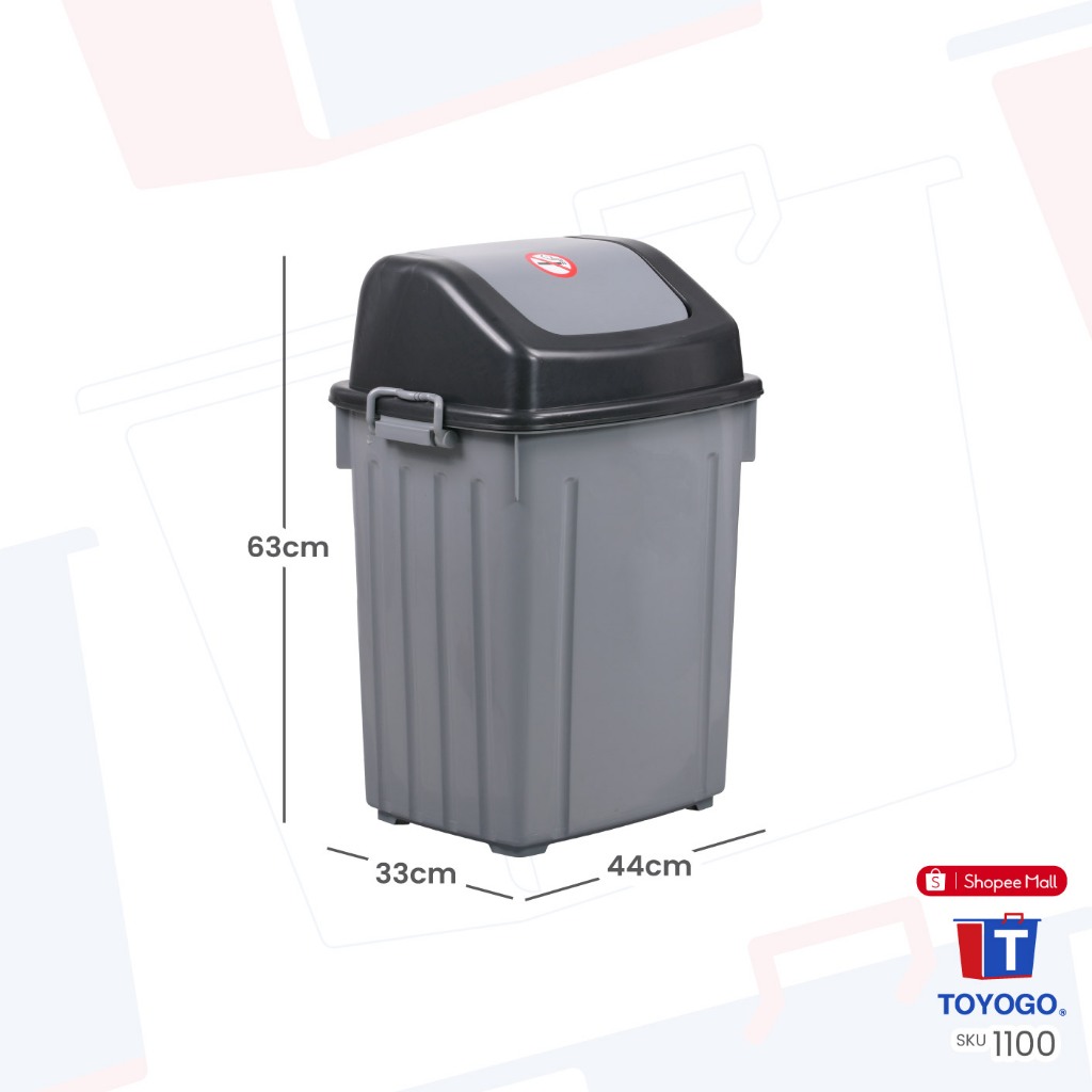 TOYOGO Industrial Dustbin with Flipper Cover – Heavy Duty & Durable ...