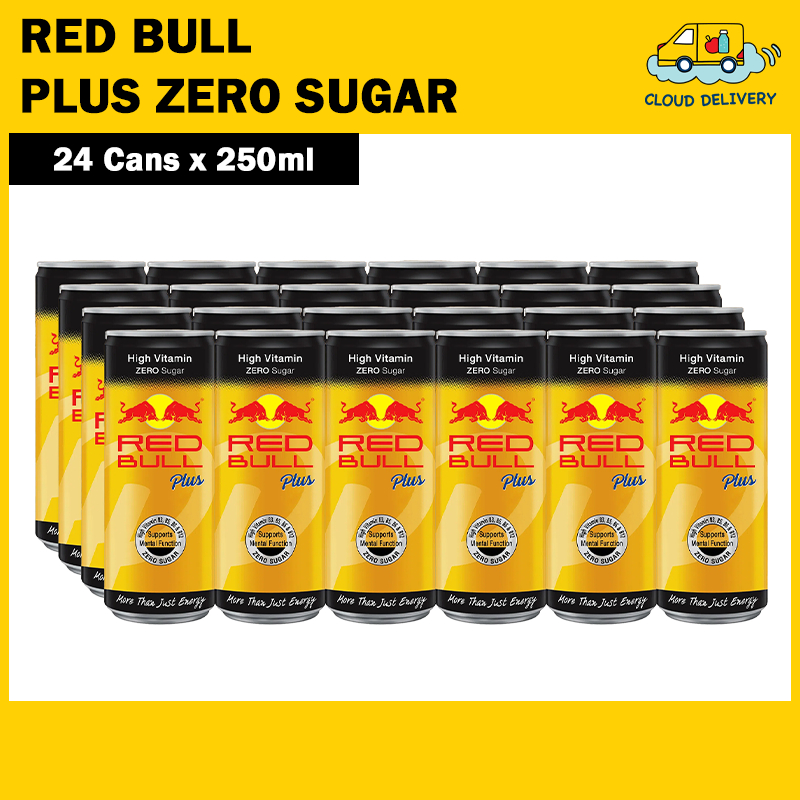 Red Bull Plus Zero Sugar (24 x 250ml) | Shopee Singapore