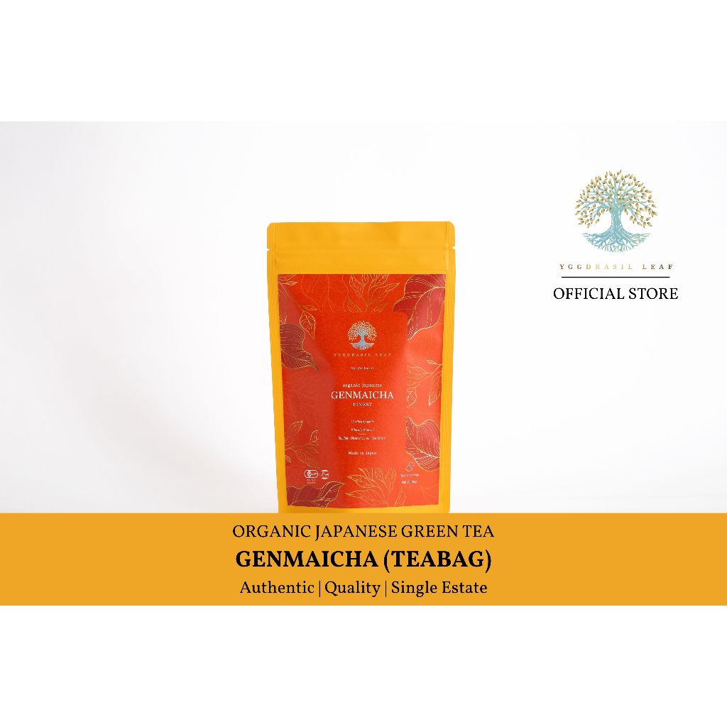 Traditional Organic Genmaicha Tea Bags – Toasted Rice Green Tea ...