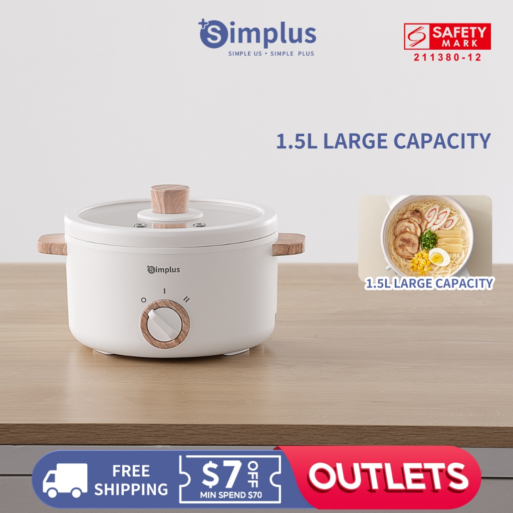 Simplus Multi Electric Cooker Ceramic Coating Non Stick Comes WIth ...