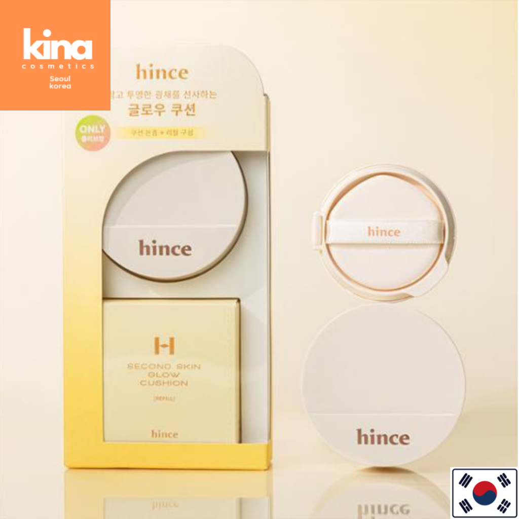 Hince Second Skin Glow Cushion (Main Product + Refill) | Shopee Singapore