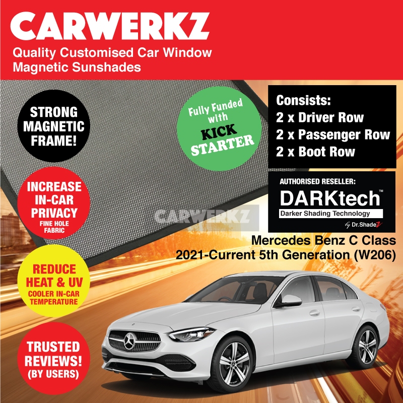 CERTIFIED ORIGINAL Dr Shadez DARKtech Mercedes-Benz C-Class 2022-Present 5th Generation (W206 ...