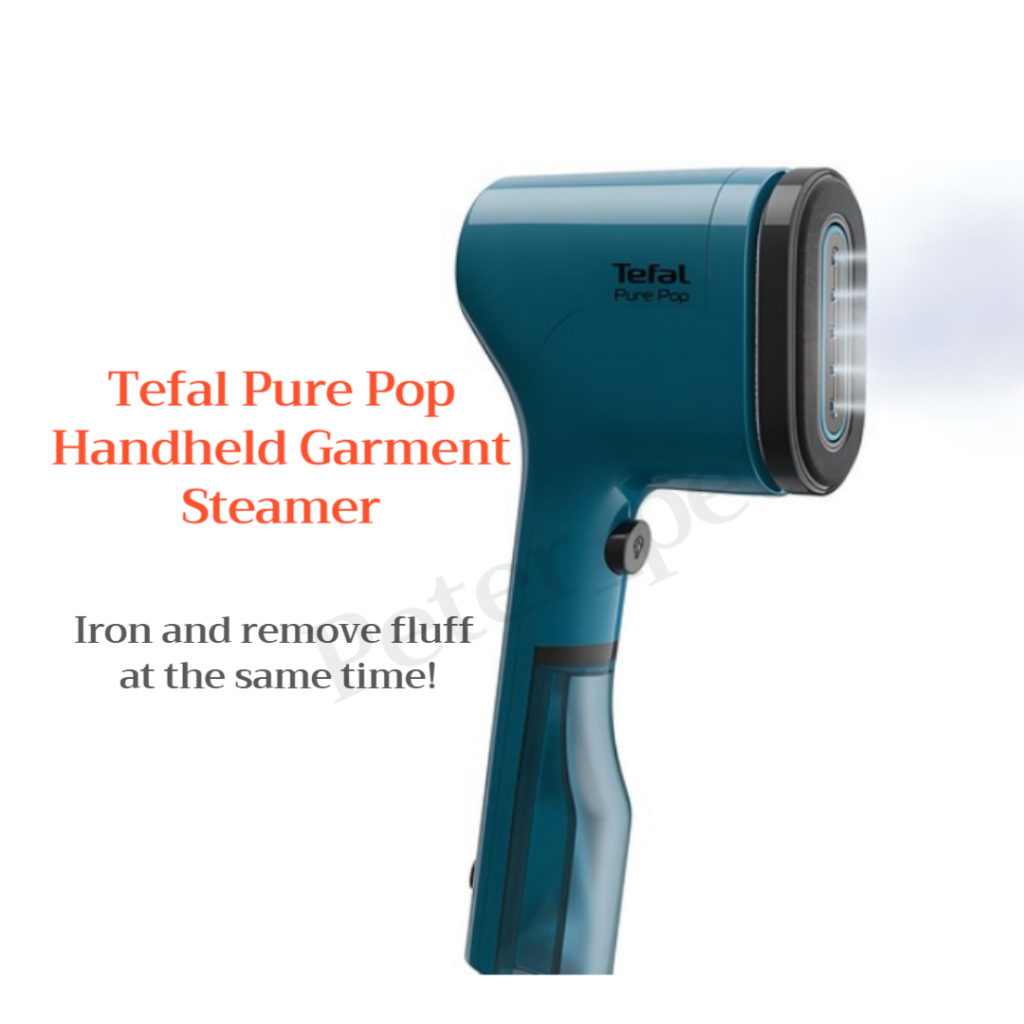 Tefal Pure Pop Handheld Garment Steamer Anytime, Sanitizing Steam,Fast ...