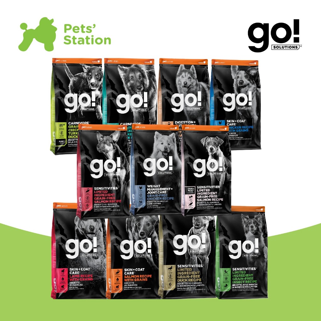 Go! Solution Dog Dry food 1.6kg (Sensitive skin, Weight management ...