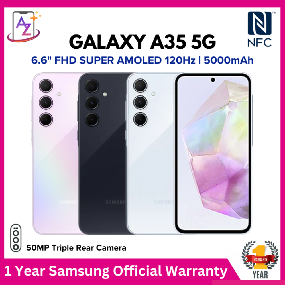 Samsung Galaxy A35 5G NFC | (8GB/128GB) Sealed in Box | Local Set 1 ...