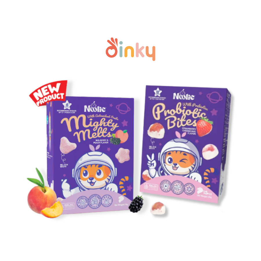 Noolie - Mighty Melts for 6M+ / Probiotic Bites for 12M+ | Packed with ...