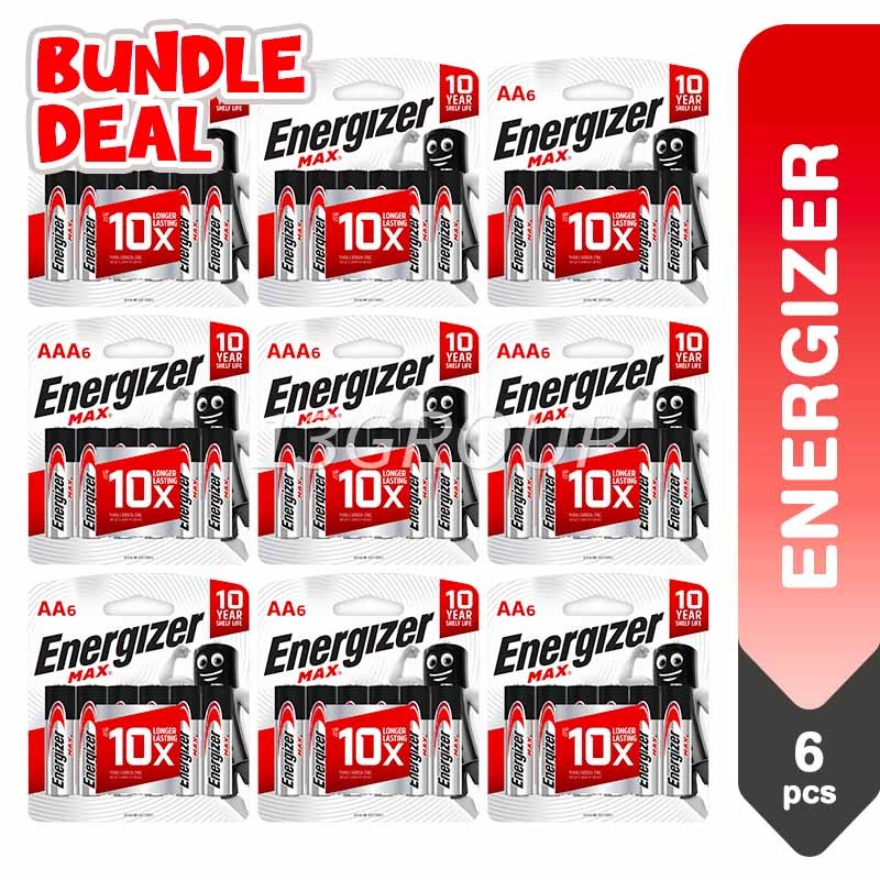 Energizer MAX Alkaline Battery AA / AAA / Long-Lasting Power Batteries ...