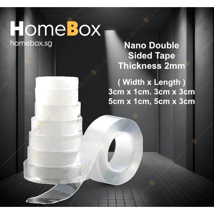 [HomeBox] 🇸🇬 Nano Tape | Strong Double Sided Tape | Removable Nano Grip Tape | Strong ...
