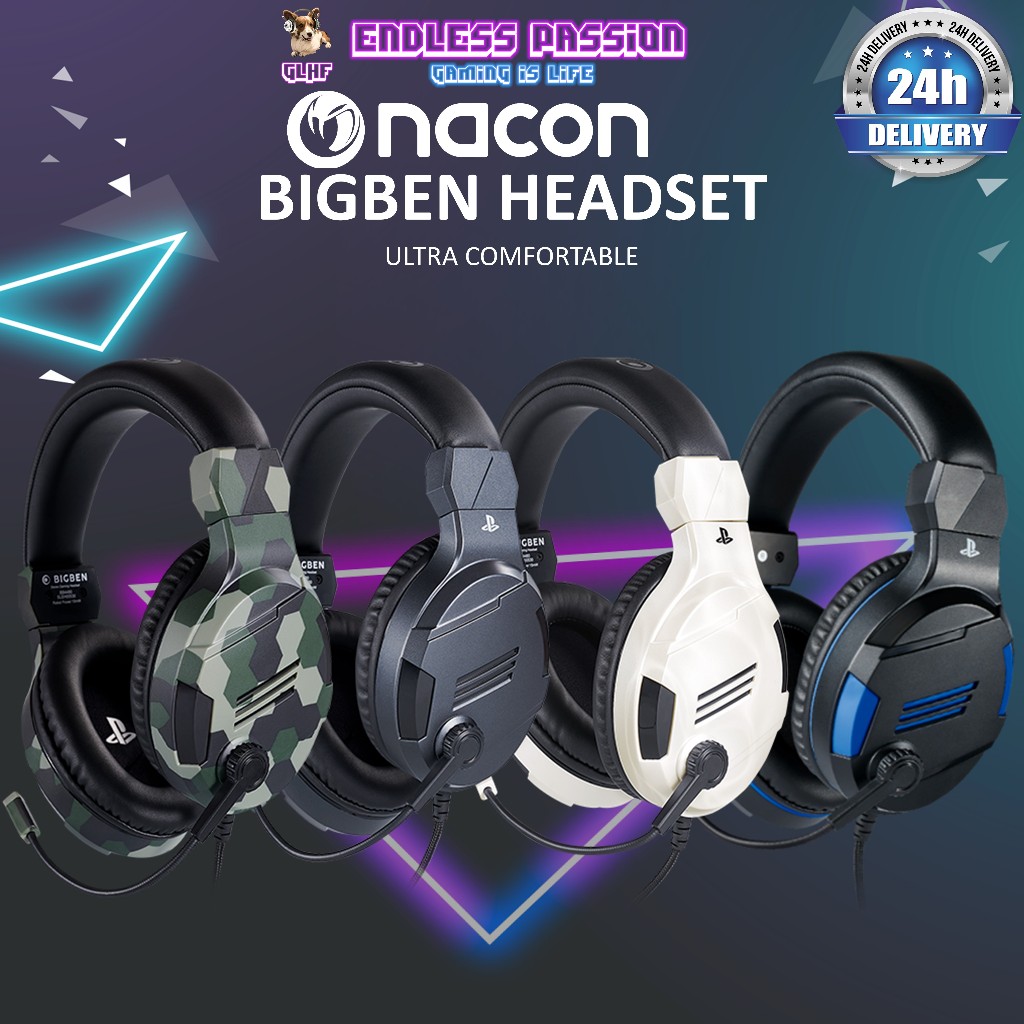 Nacon Bigben Stereo Gaming Headset for Playstation (Wired) | Shopee ...