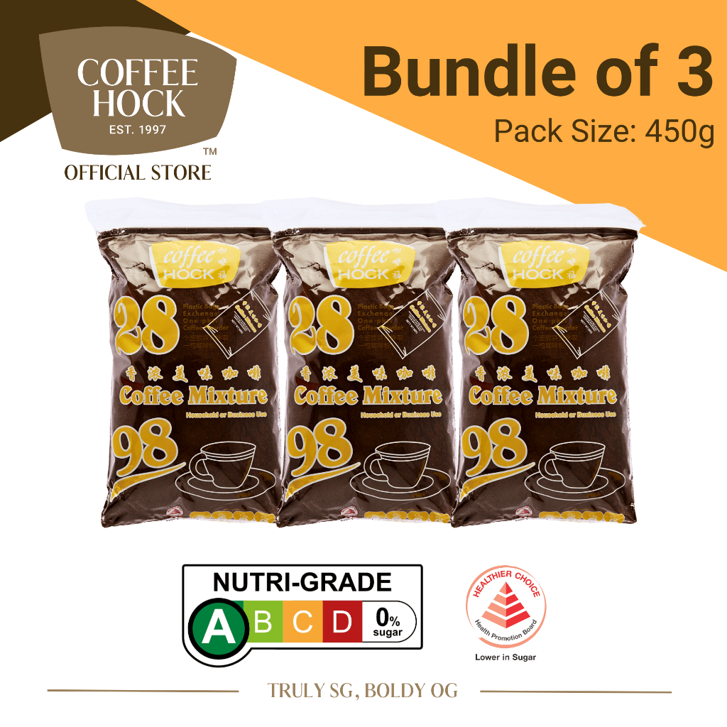 [BUNDLE OF 3] Coffeehock 2898 Coffee Powder 450g | Shopee Singapore