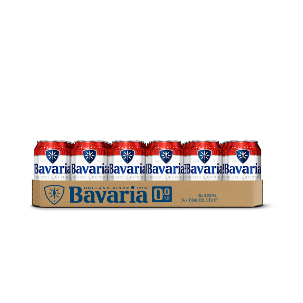 Bavaria Premium 0.0% Beer • Original • 330 ml • Can • Pack of 24 ...