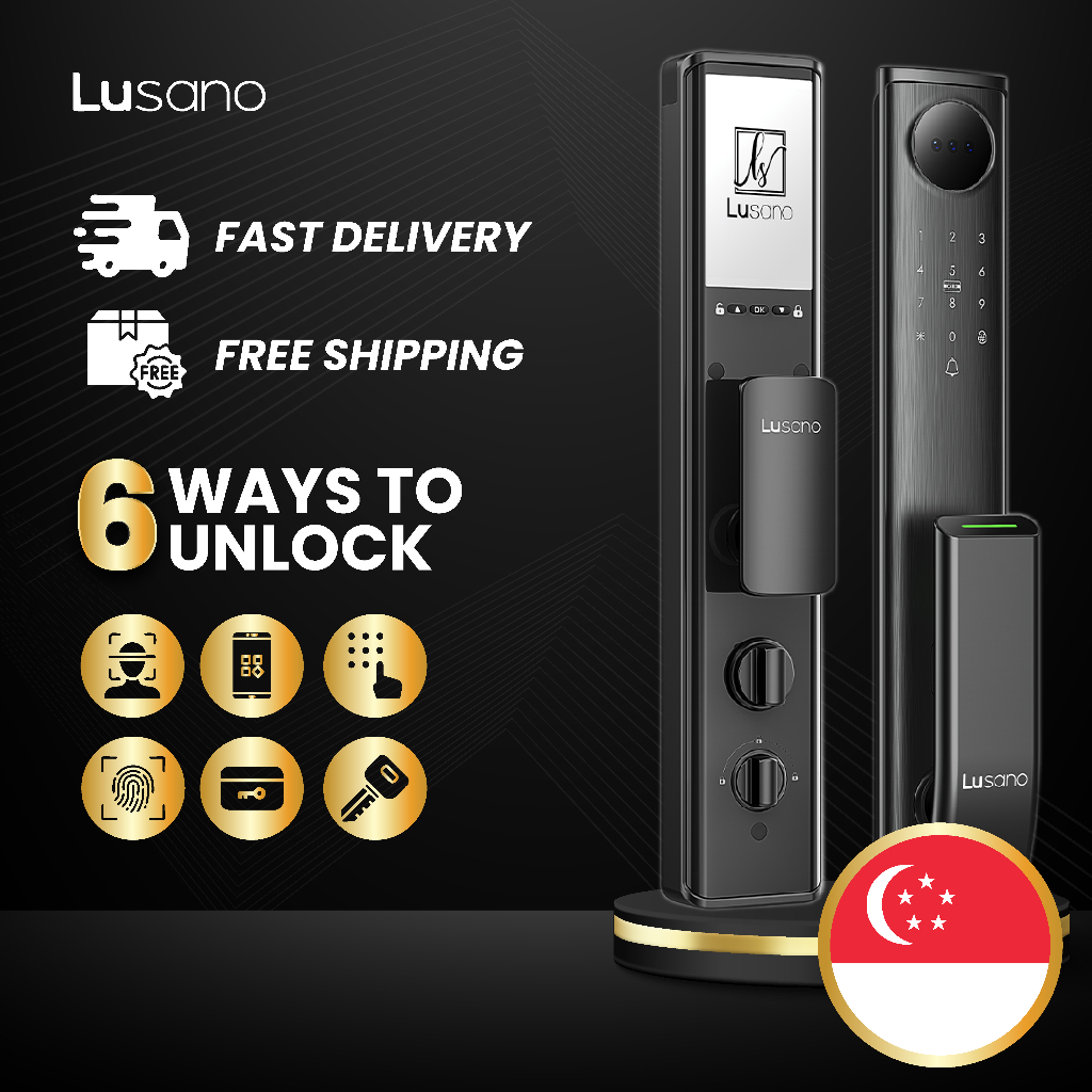 Lusano The Spectre Digital Push Pull Lock | Shopee Singapore
