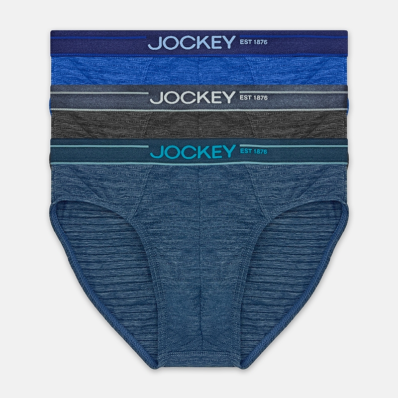 Jockey 3pcs Men Briefs Microfiber Elastane Signature JMB479359 | Shopee ...