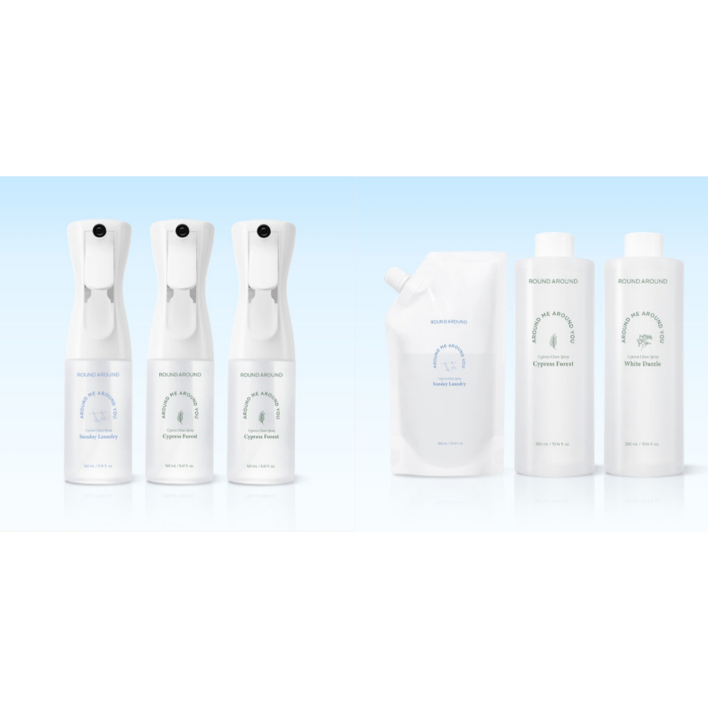 [Round Around] Cypress Clean Spray 160ml / Refill 300ml / Cypress ...