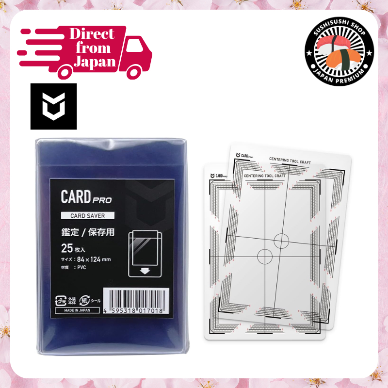 [CARD PRO] Card Saver – Semi Rigid Holders (25pcs) + 2 Centering Tools ...
