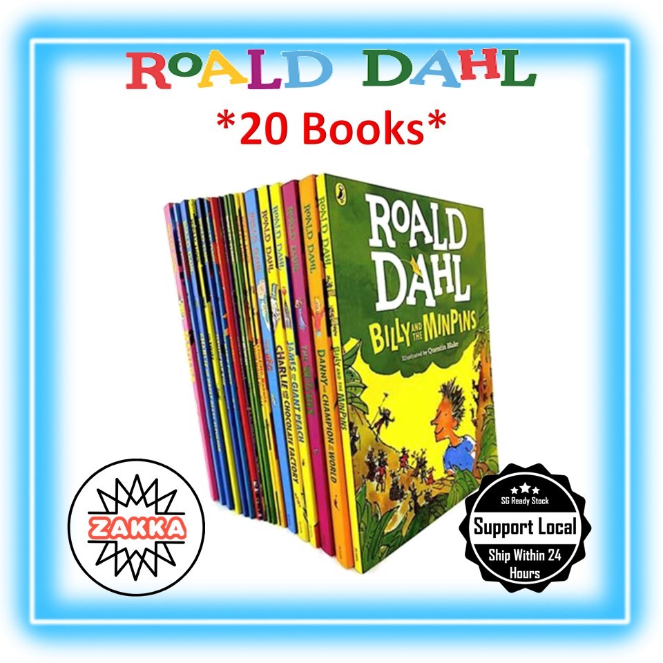 [Ready Stock] Roald Dahl A4 Big Coloured Edition (20 Books) | Shopee Singapore