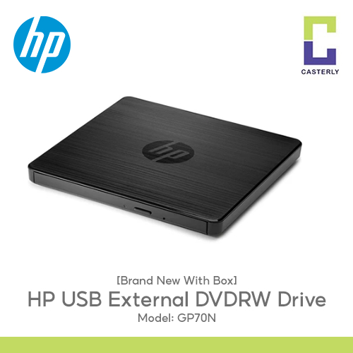 [Brand New With Box] HP USB External DVDRW Drive / Model GP70N ...
