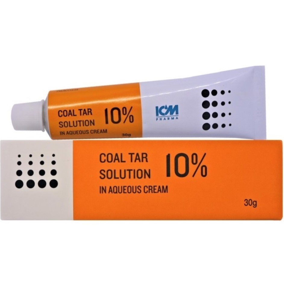 ICM Coal Tar Solution 10% In Aqueous Cream 30g-100g | Shopee Singapore