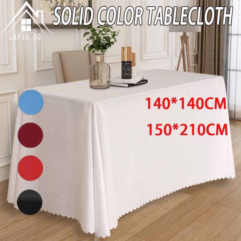 [SG] Solid Color Tablecloth Banquet Wedding Birthday Party Reception ...