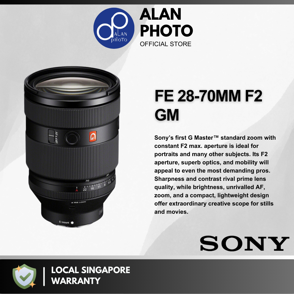 Sony FE 28-70mm F2 GM Lens [Sony E] [SEL2870GM] | Sony Singapore Warranty | Shopee Singapore