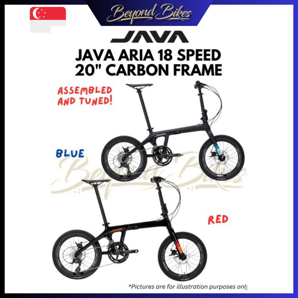JAVA ARIA 18 Speed 20" Carbon Frame | Shopee Singapore
