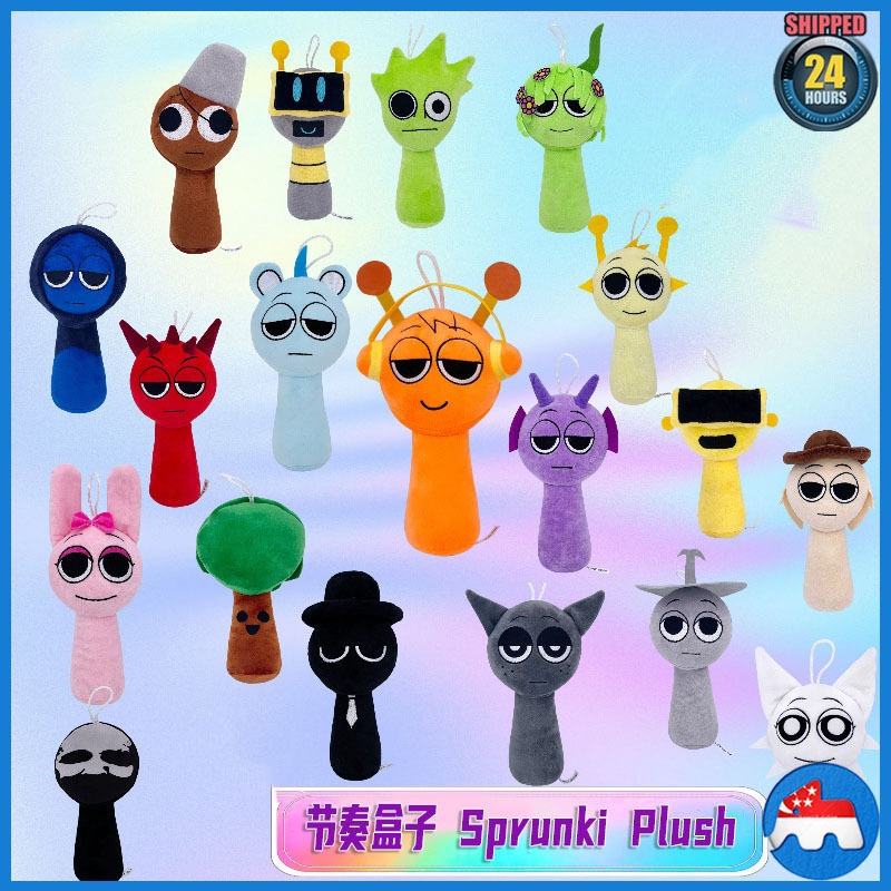🇸🇬 [In Stock]Sprunki Plush Toy Simon Raddy Plushie Doll Cartoon Oren ...
