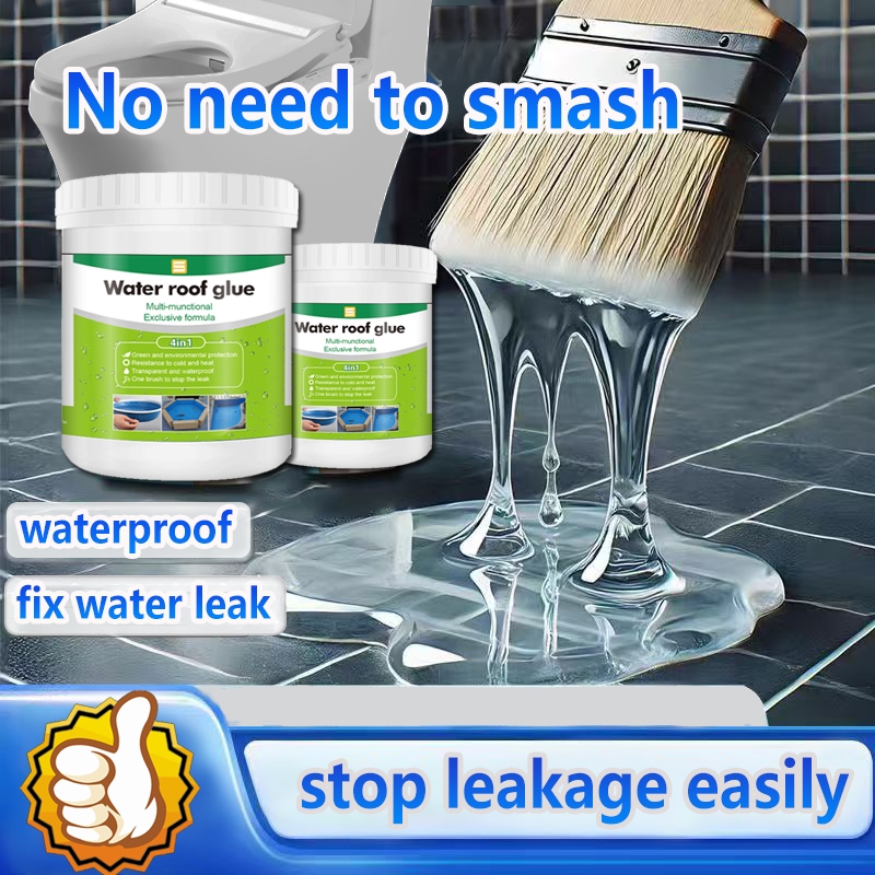 【solve water leakage easily】 VVY Transparent Waterproof Glue/sealant waterproof/Wear resistance ...