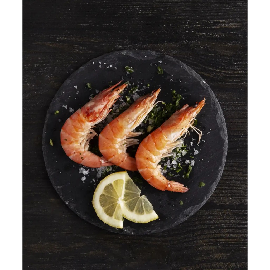 CB Frozen 21/25 Live Cooked Tiger Prawn Hoso [L Size] (1Kg) / CB Frozen ...