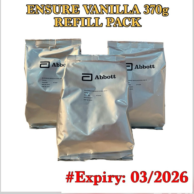Abbott Ensure Gold Vanilla 370g Refill Pack Expiry 01/2026 | Shopee ...