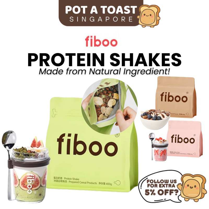 FIBOO Whey Protein Milk Shakes High Protein Diet Shakes Meal ...