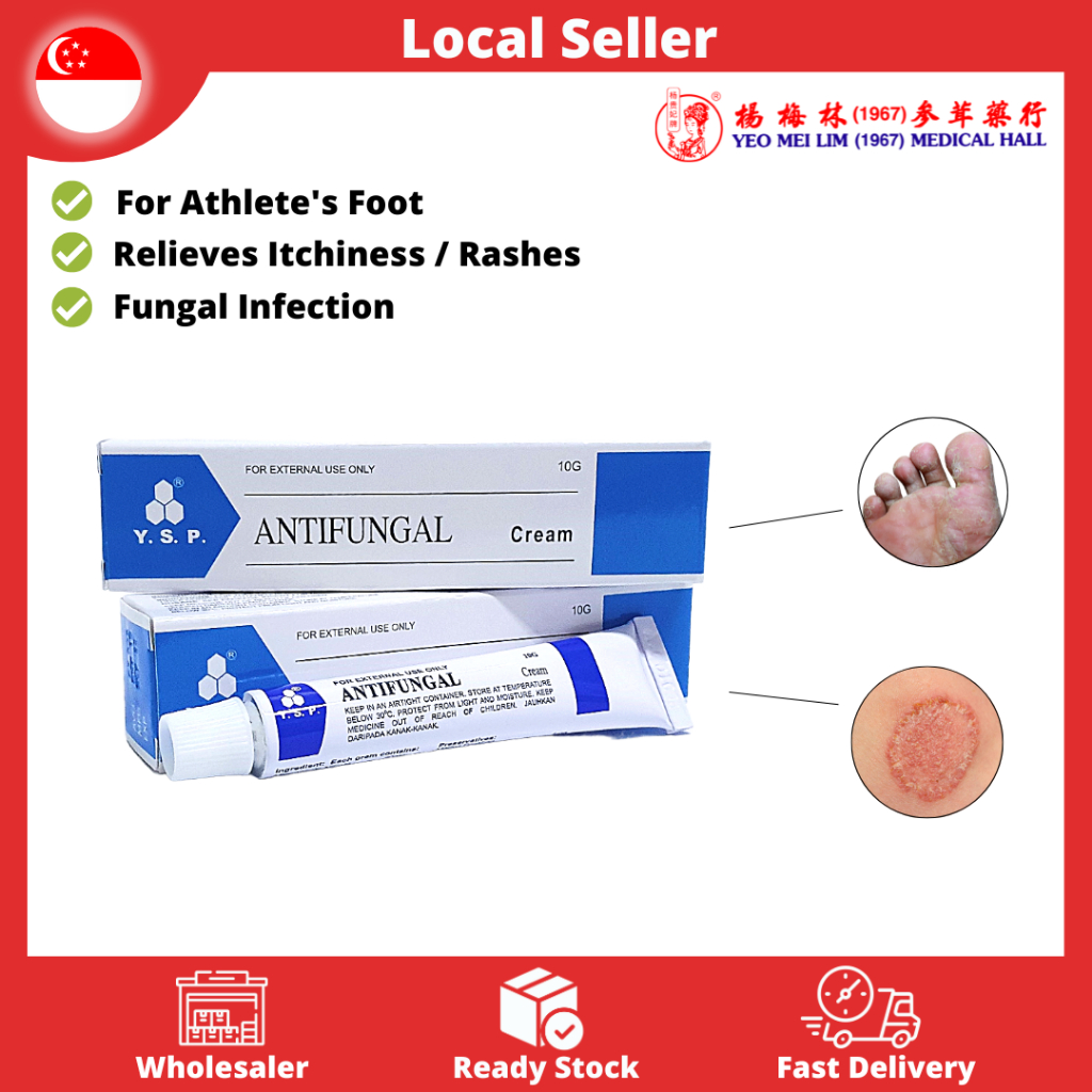 YSP Antifungal Cream 10g | Athlete Foot | Fungal Infection Cream | Anti ...