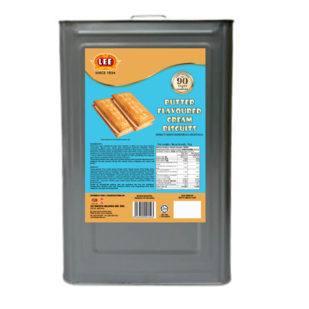 Lee Butter Flavored Cream Biscuits 5KG | Shopee Singapore