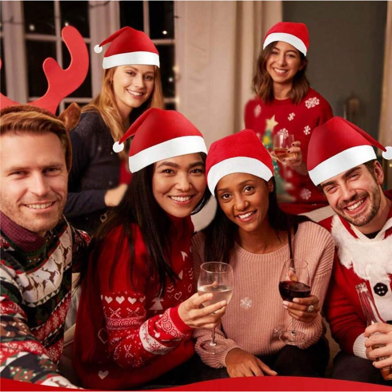 SG STOCK Christmas hat Xmas hats Christmas Party Supplies Santa Hats ...